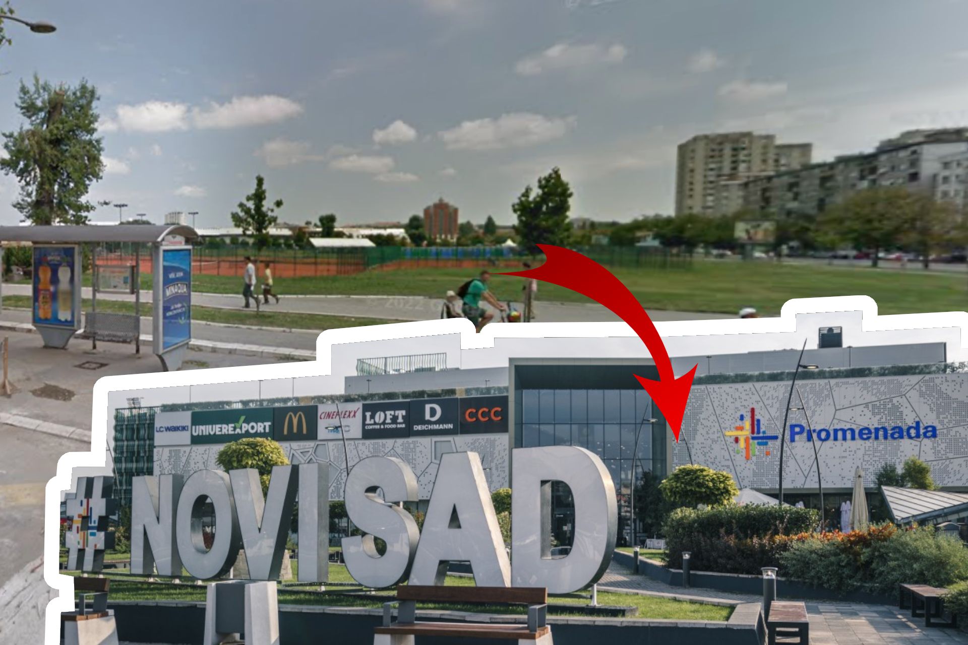Колико се Нови Сад променио у последњих 10 година? "Google Maps ...